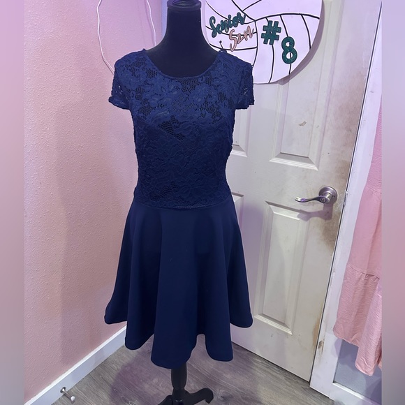B. Smart | Dresses | Navy Blue Dress | Poshmark